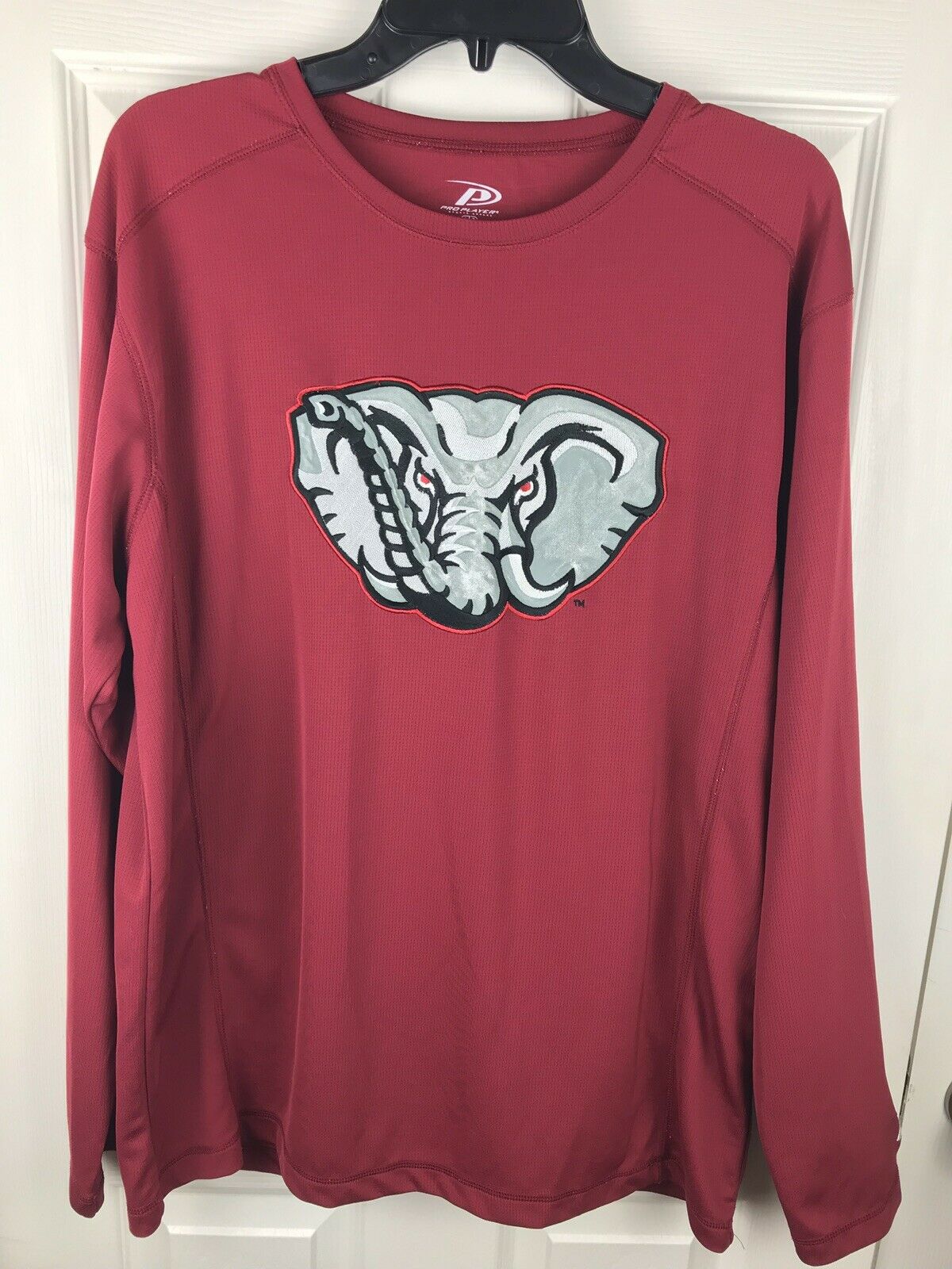 Pro Player Alabama Crimson Tide Mens T - Shirt Large Red Long Sleeve ...