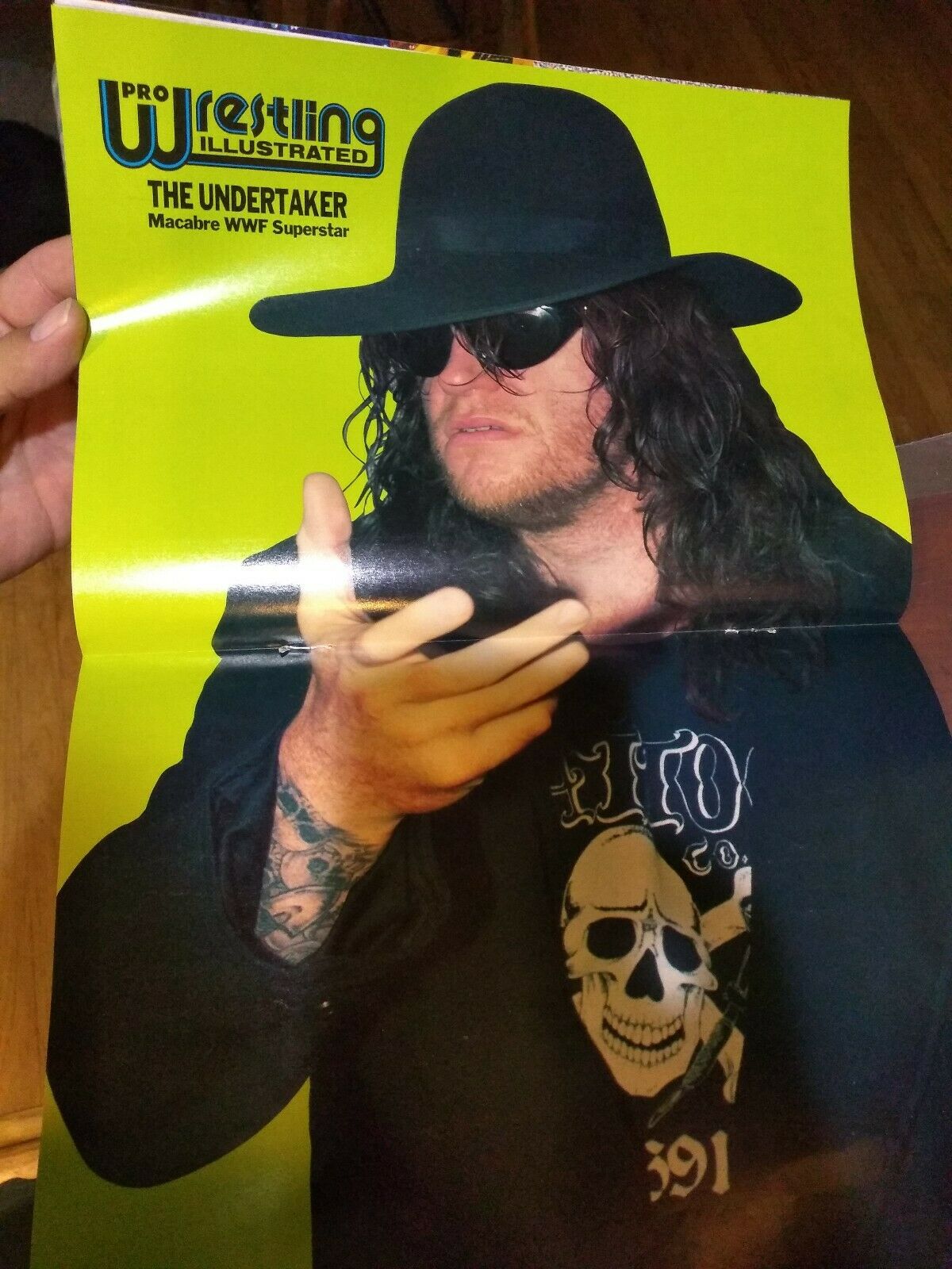 Undertaker Pro Wrestling Illustrated Centerfold Poster | #18883742