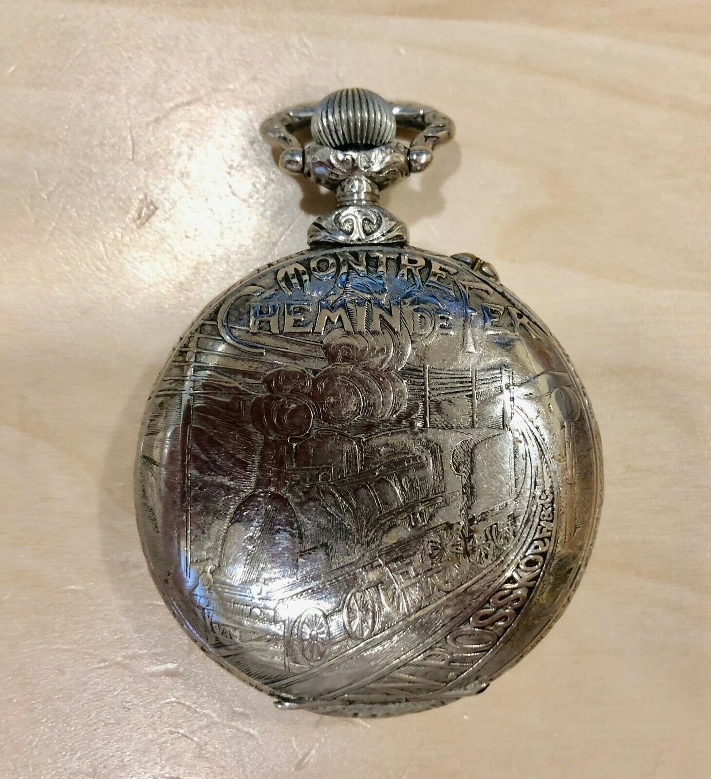 Vintage Swiss Made Systeme Roskopf Patent Pocket Watch | #18842311