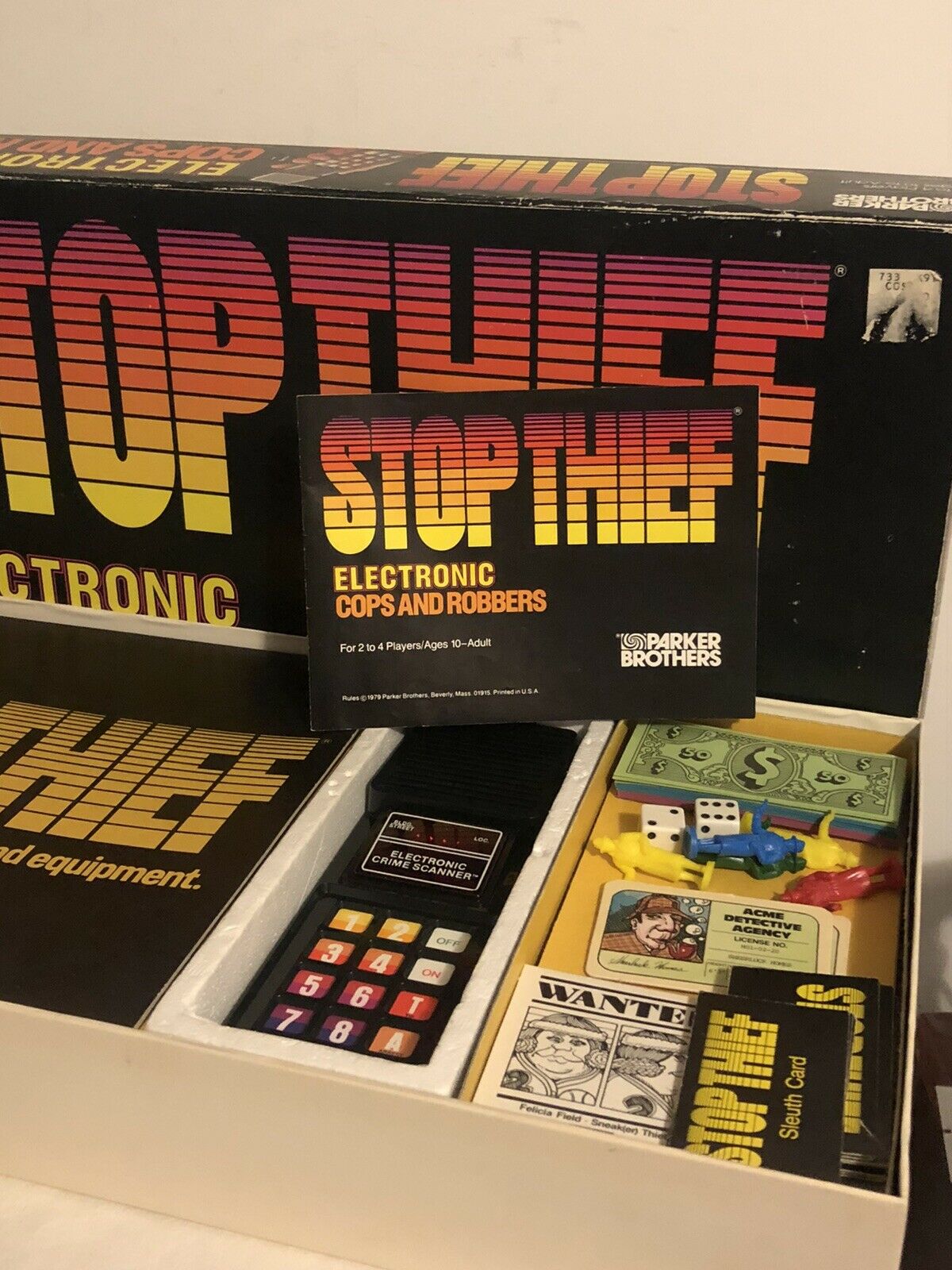 Very Rare - Vintage 1979 STOP THIEF Board Game By Parker Brothers ...