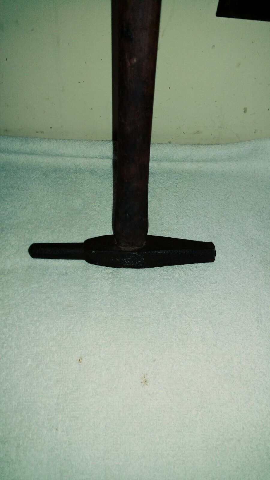 Antique Vintage Railroad Spike Driver Hammer With Handle | #18785018
