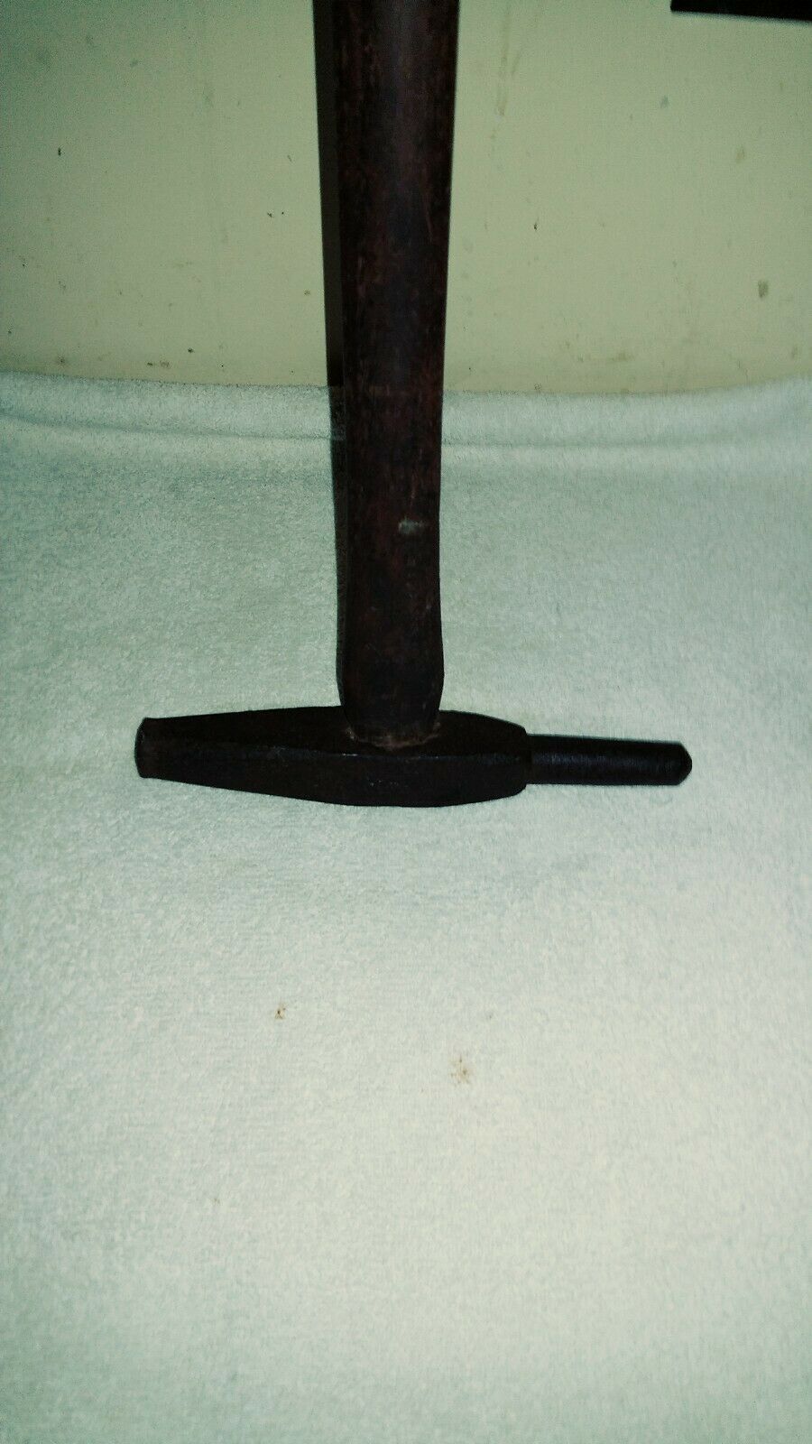 Antique Vintage Railroad Spike Driver Hammer With Handle | #18785018