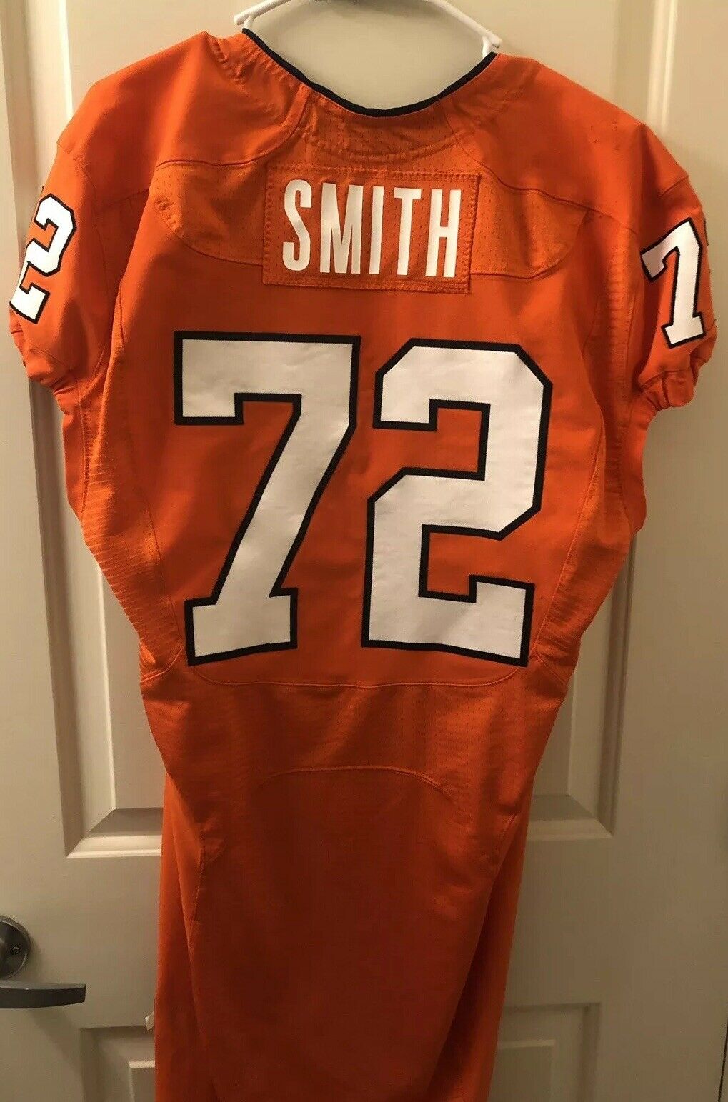 2013 UVA Virginia Cavaliers ACC Game Worn Eric Smith 72 Football Jersey ...