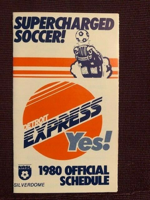Detroit Express 1980 NASL Soccer Pocket Schedule | #18836557