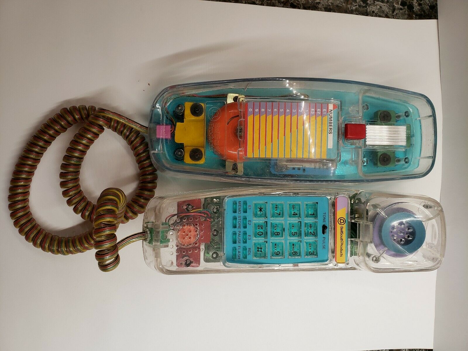 80 ' S Vintage BELL SOUTH Transparent Clear Landline Phone See Through ...