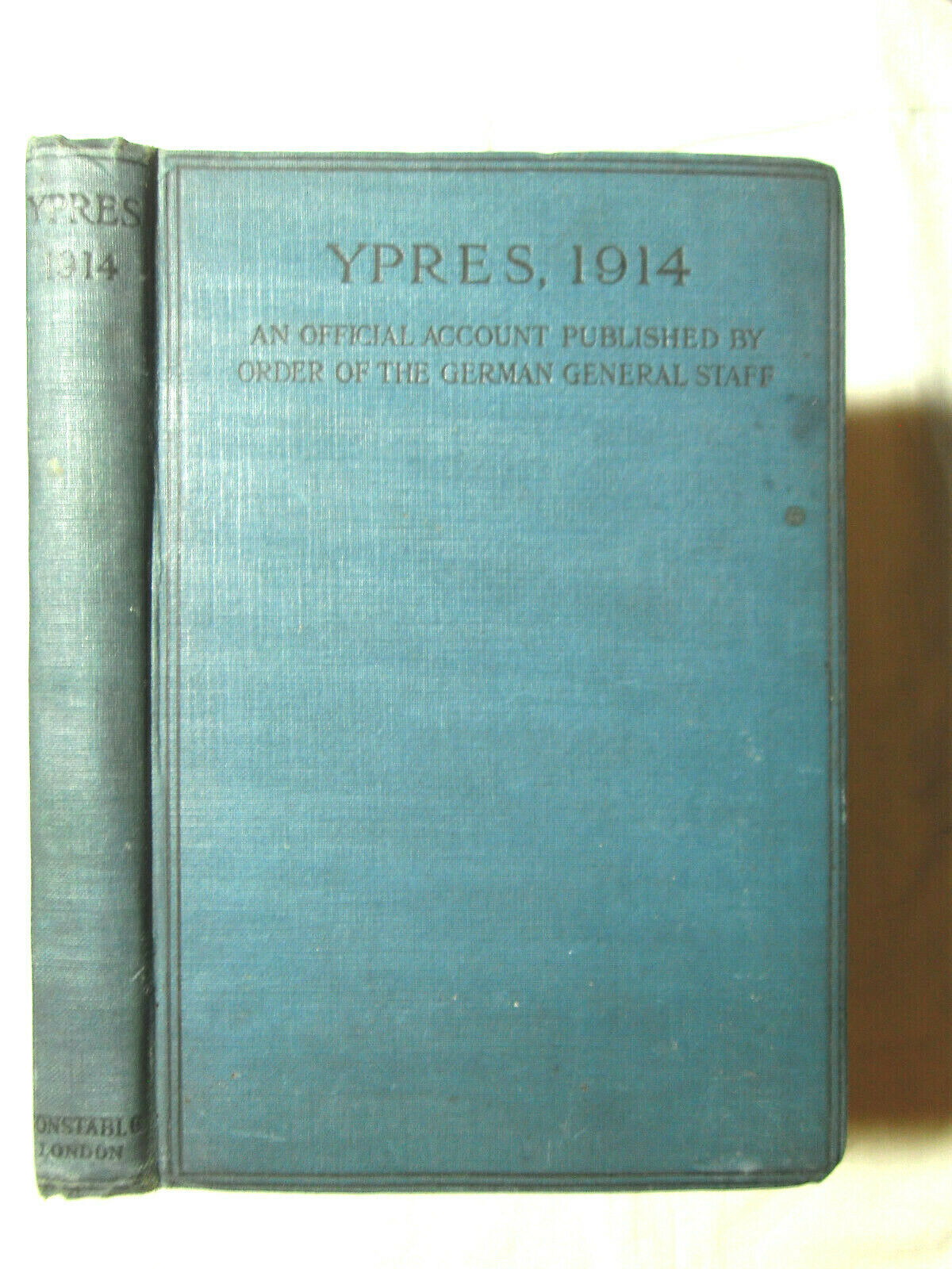 Ypres 1914 - Official Account By German General Staff - 1st English Ed ...