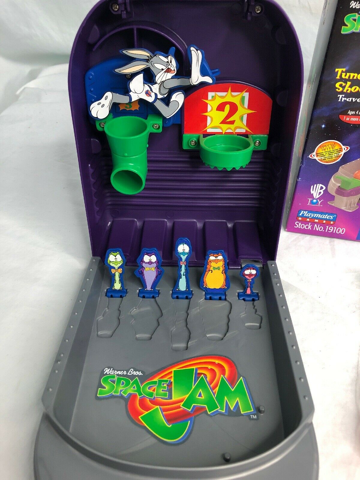 Vintage 1996 Space Jam Tune Squad Shootout Travel Game Bugs Bunny ...