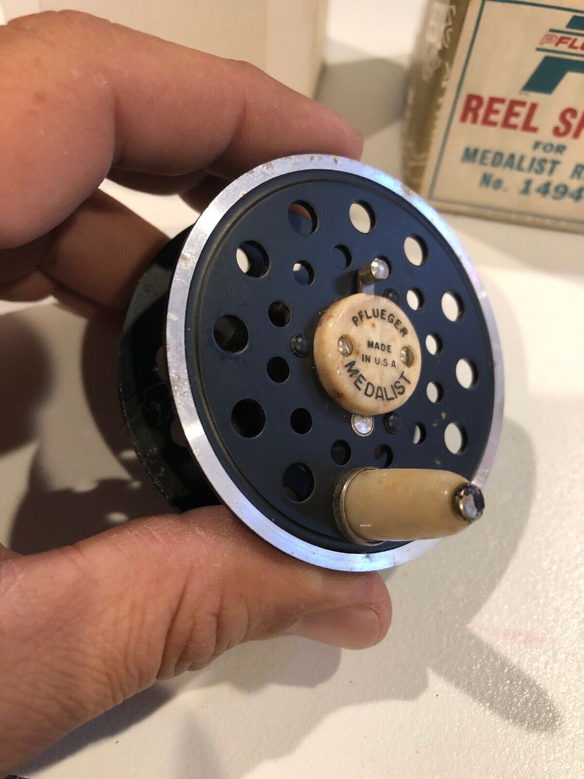 Vintage Rare Pflueger Medalist 1494 Fly Fishing Reel Made In Usa No ...
