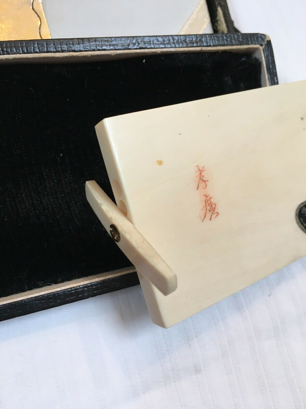 Antique Vintage Ivory Board Game Cribbage In Hinged Box Very Rare ...