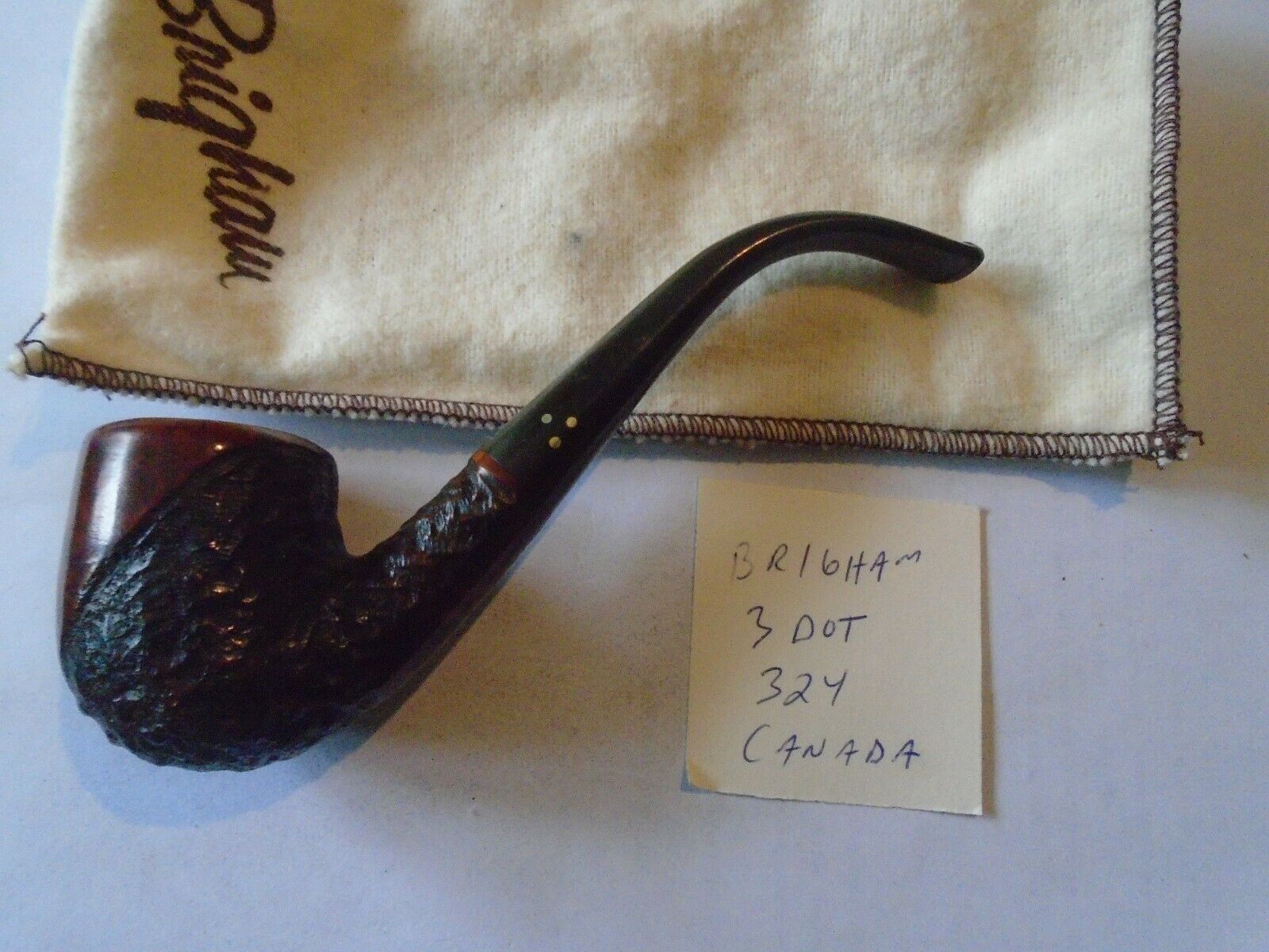 BRIGHAM 324 3 Dot Estate Pipe Canada | #18721772
