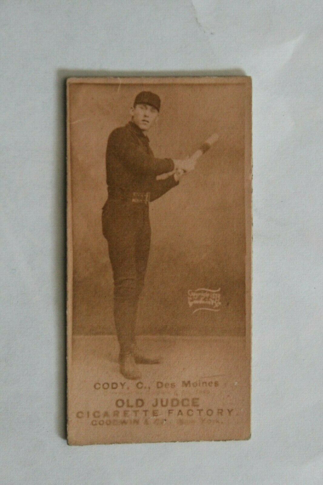 1887 Old Judge Cigarettes 1887 N172 Old Judge Mike Cody Baseball Card ...