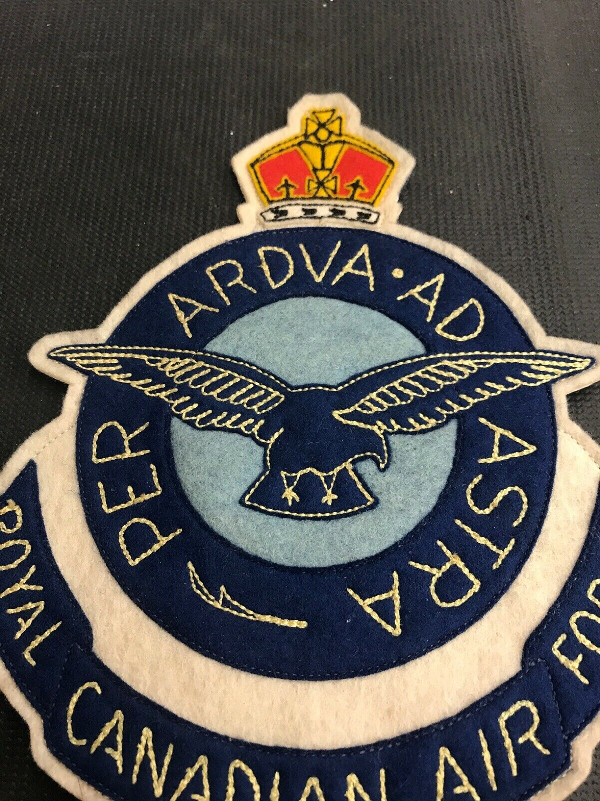 Vintage Ww2 Royal Canadian Air Force Patch Per Ardva Ad Astra Great ...