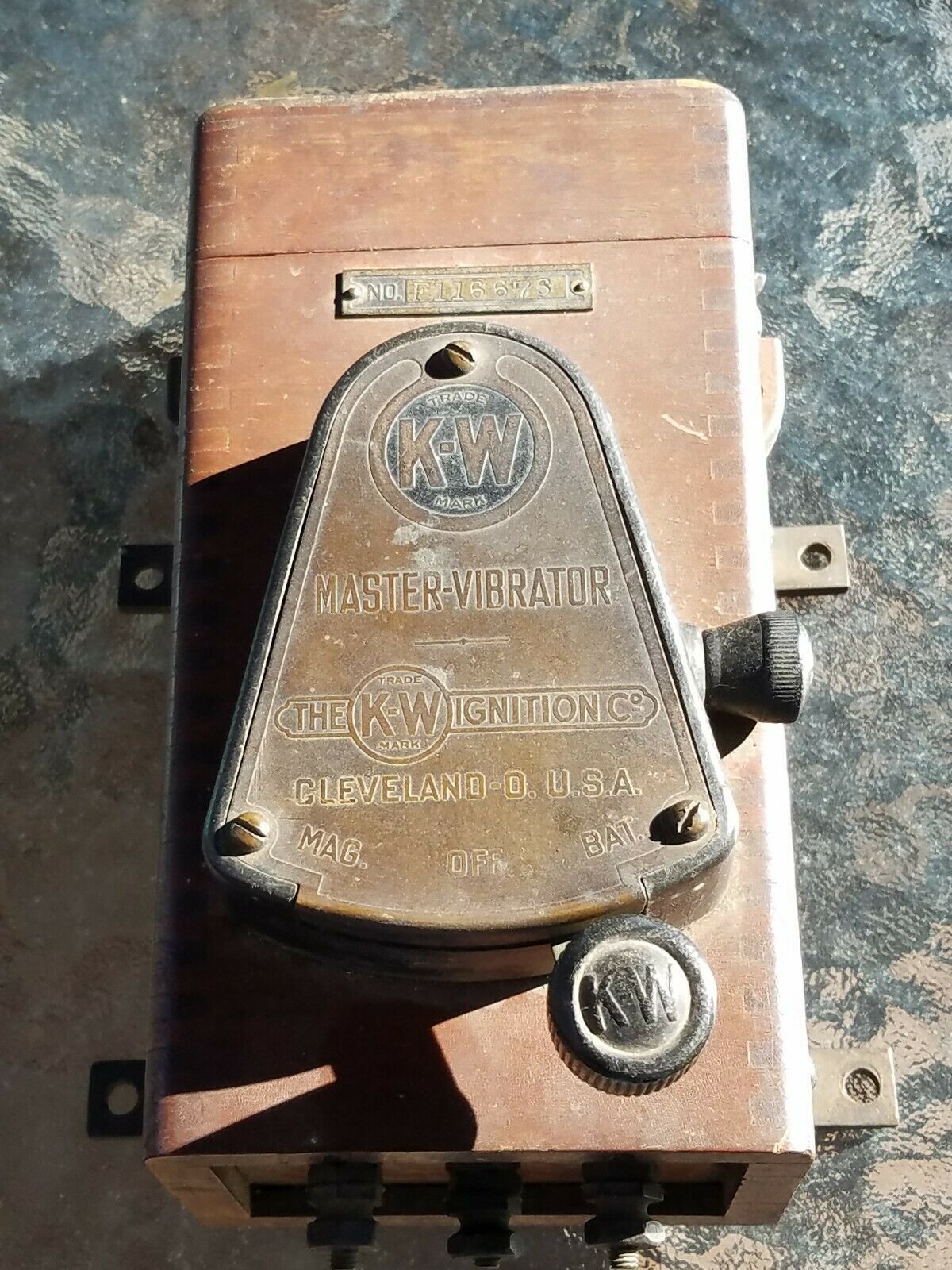 Antique K - W Ignition Co Master - Vibrator Ignition Coil Magneto Box ...