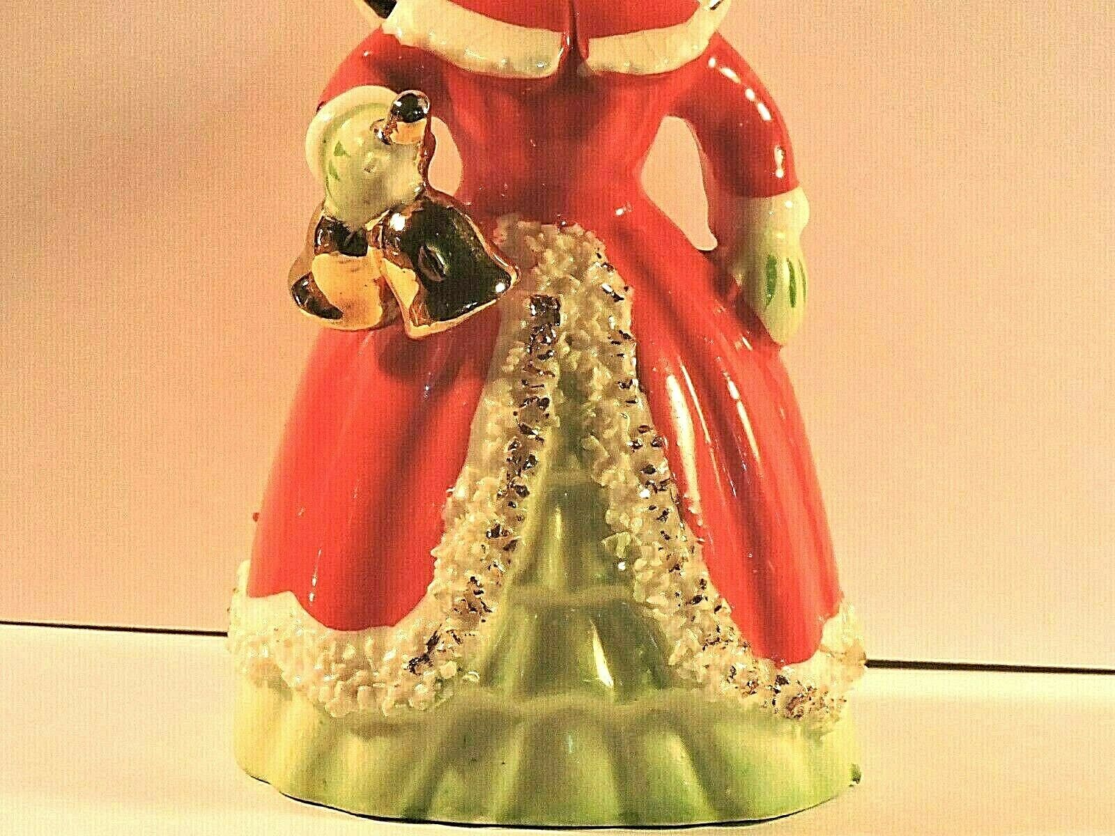 VINTAGE 1956 NAPCO JAPAN 5 " CHRISTMAS ANGEL BELL WITH BELLS S1694B ...