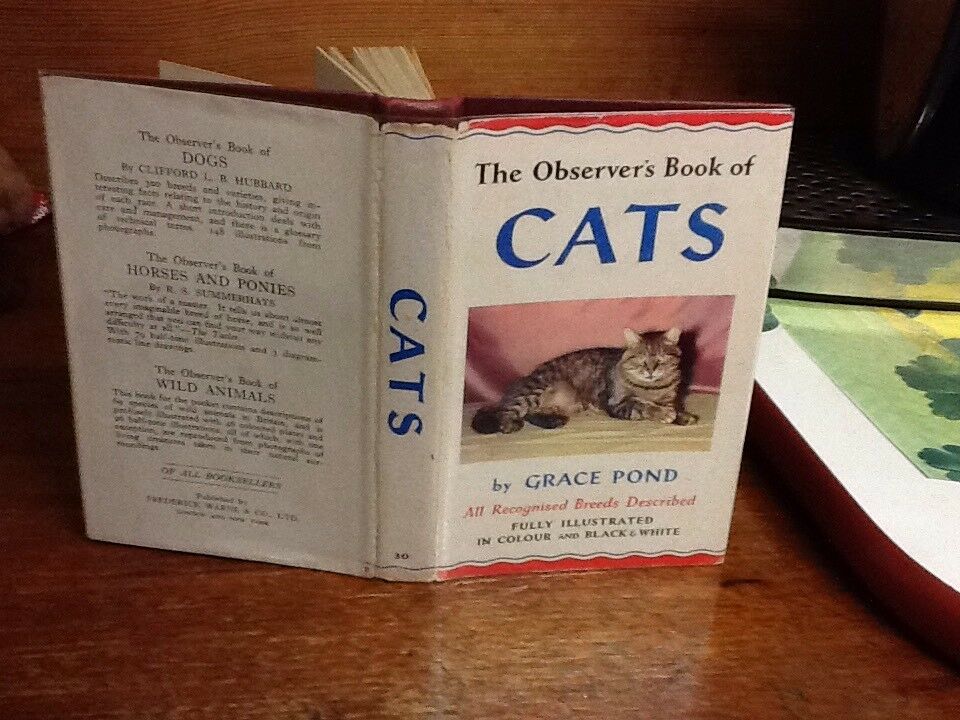 Observers Book Of Cats 1959: 1st Edition | #18589735