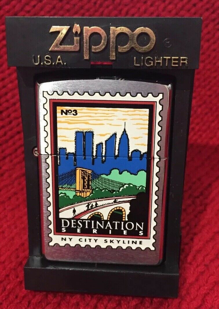 ZIPPO DESTINATION SERIES LIGHTER 3 YORK CITY SKYLINE 2000 | #18603844