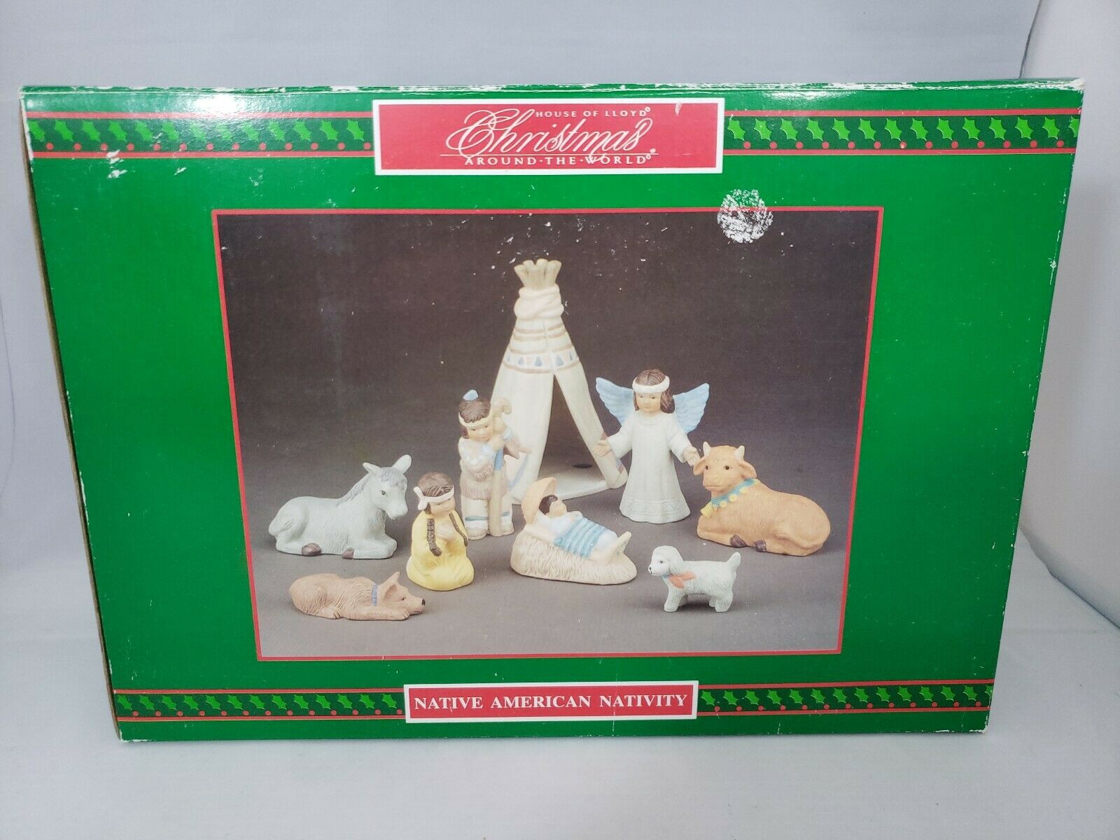 Vintage House Of Lloyd Native American Nativity Christmas Around The ...