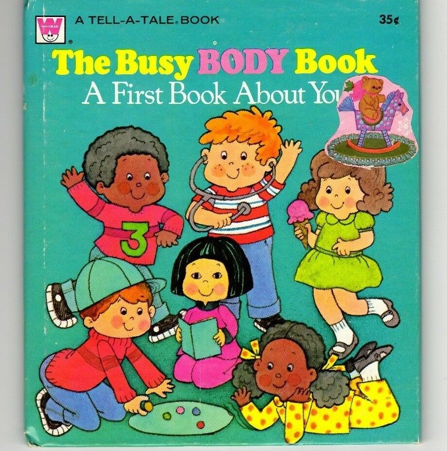 Vintage 1975 Whitman Tell A Tale Book The Busy Body Book By David ...