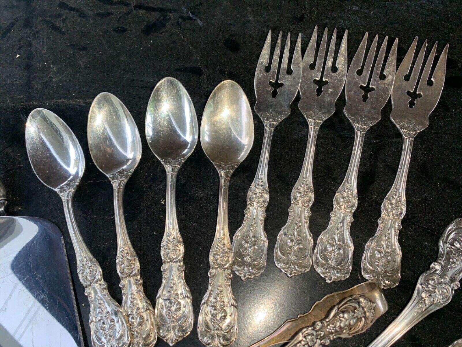 22 PIECE SET Reed & Barton Francis 1 Sterling Silver Scrap Flatware 18 ...