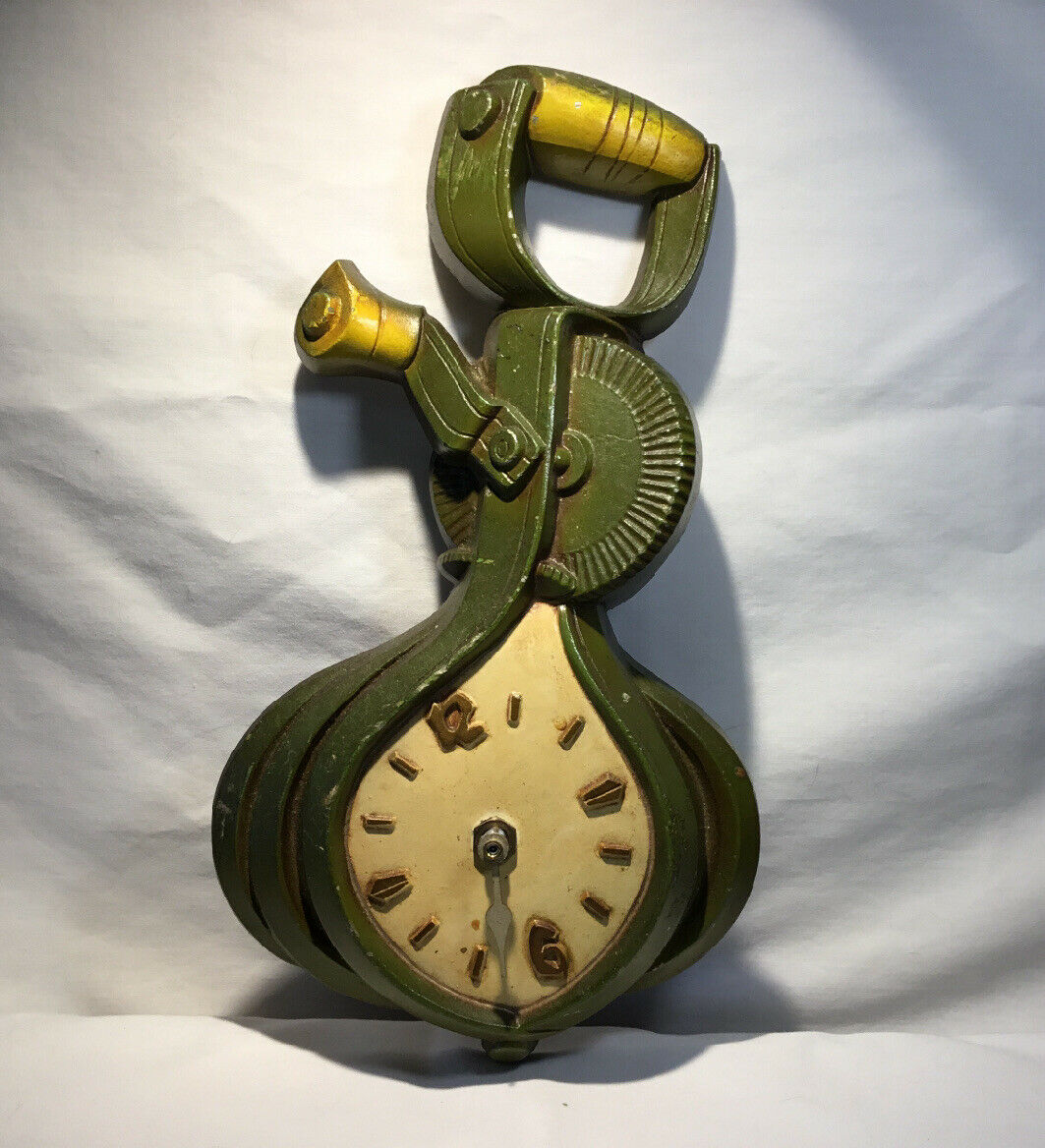 Vintage Retro 1969 Sexton Metal Hand Mixer Wall Clock DOES NOT WORK ...