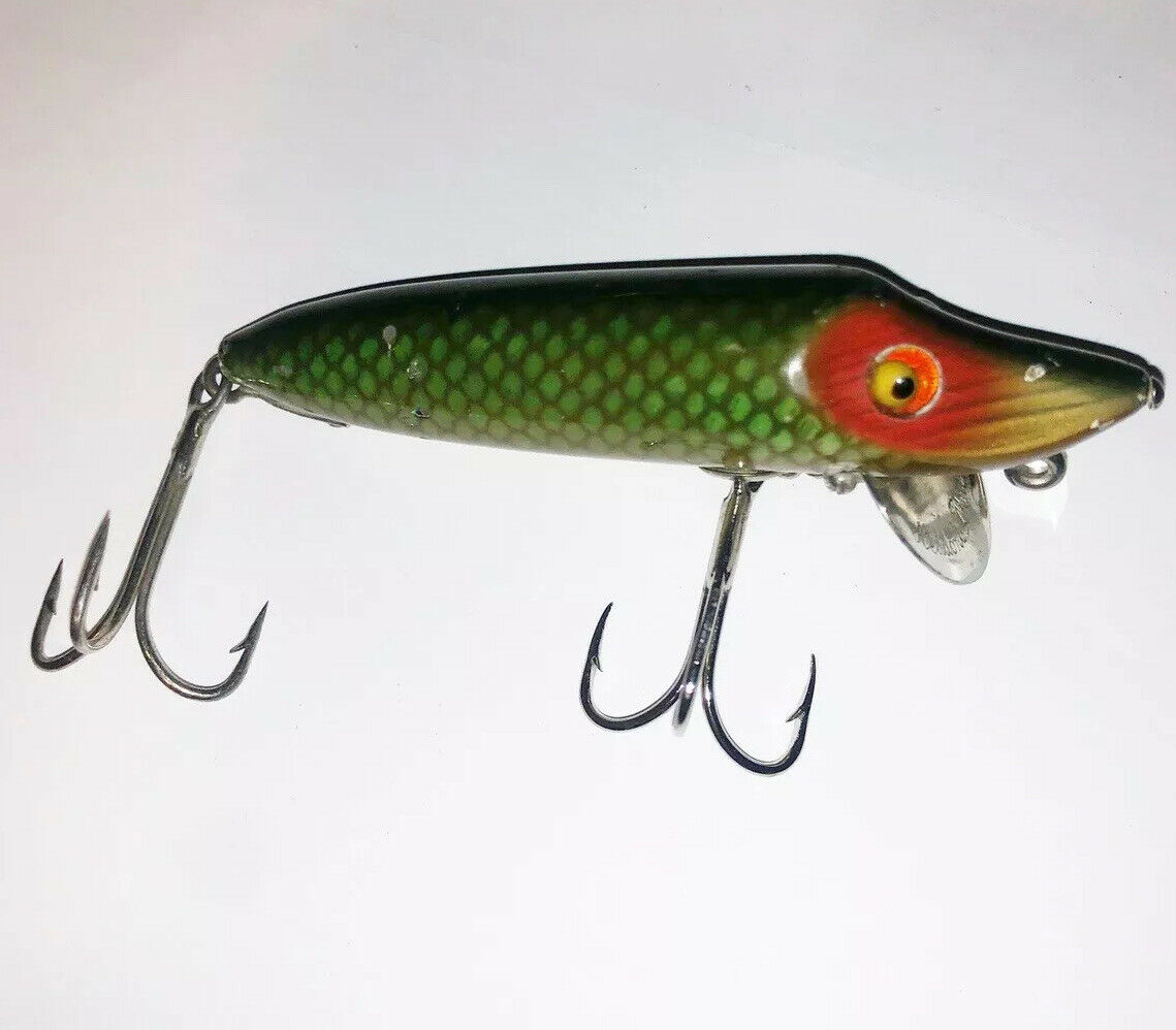 Vintage Heddon Baby Vamp Green Scale VG | #18474151