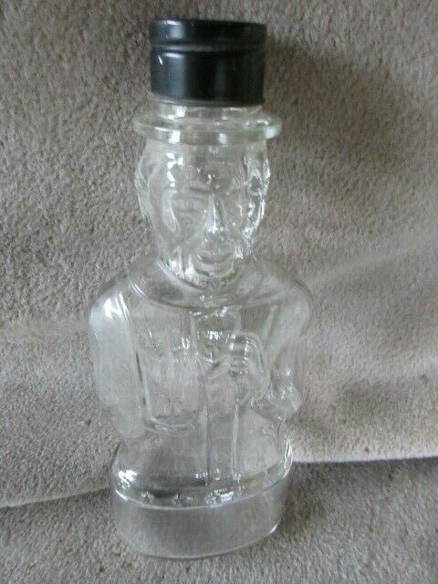 Abraham Lincoln Glass Bank Bottle - Vintage Lincoln Foods Lawrence Mass ...