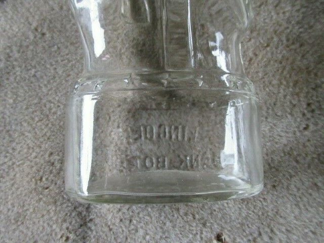Abraham Lincoln Glass Bank Bottle - Vintage Lincoln Foods Lawrence Mass ...