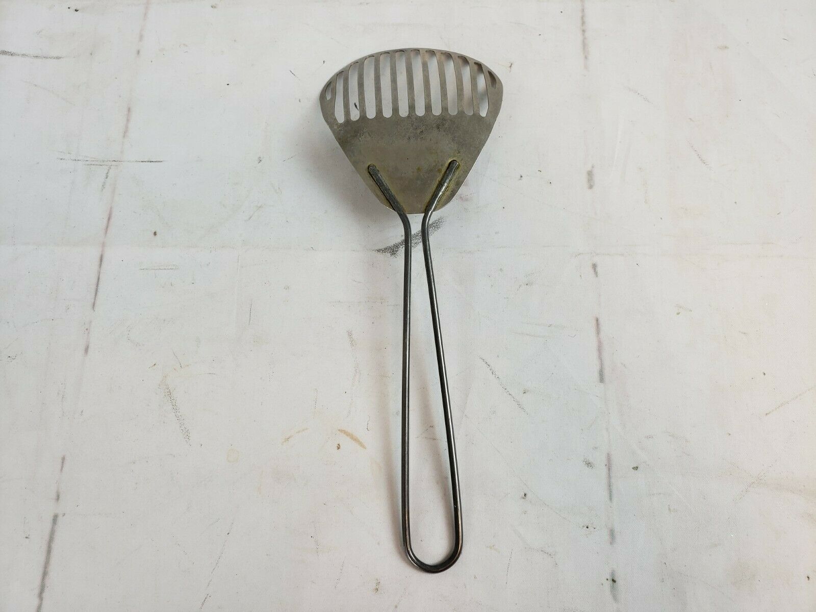 Vtg Ekco Kitchamajig Slotted Strainer Spatula Masher Metal Handle ...