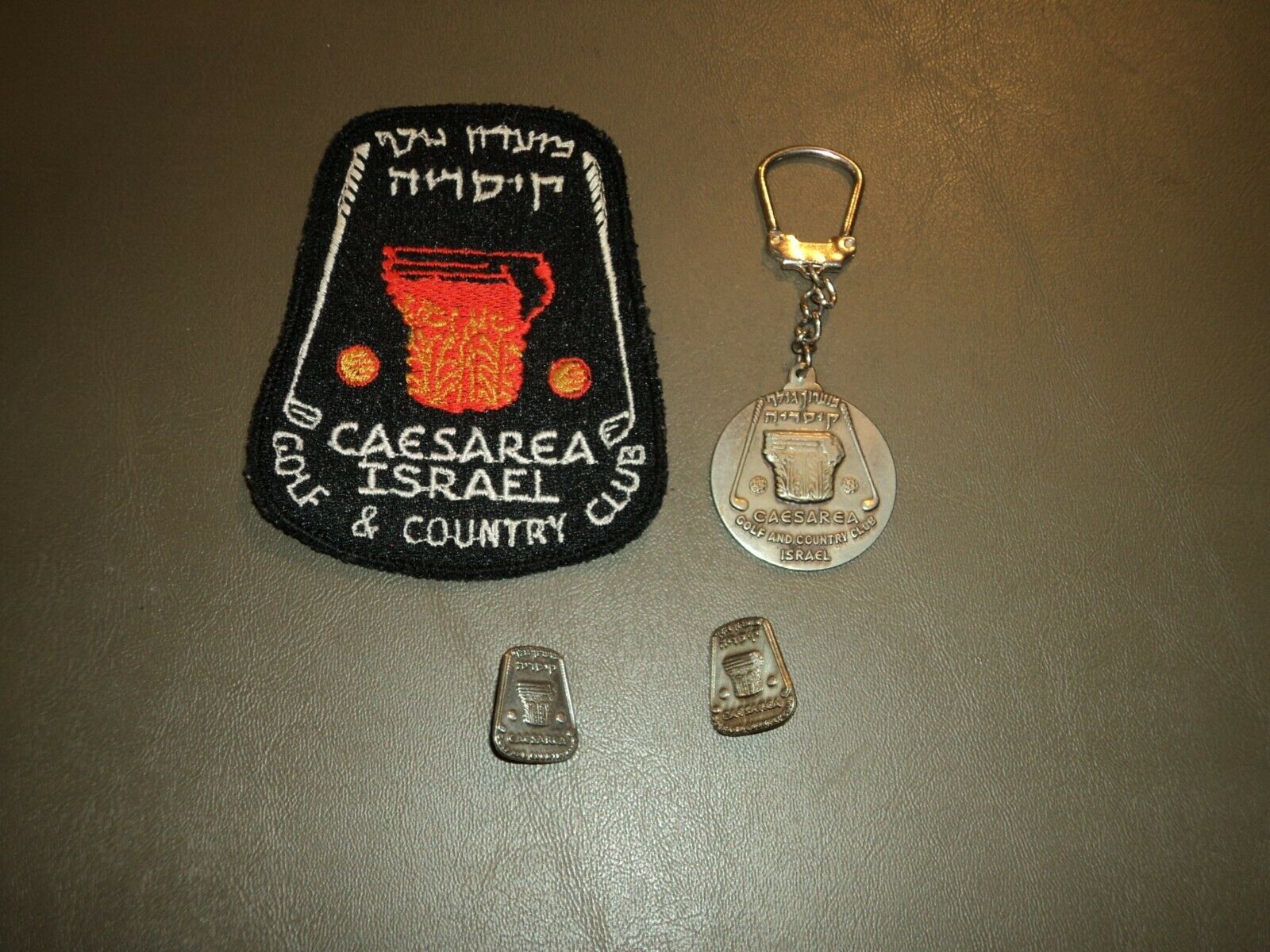 Golf PGA Caesarea Israel Country Club Vintage Patch Pin And Keychain ...