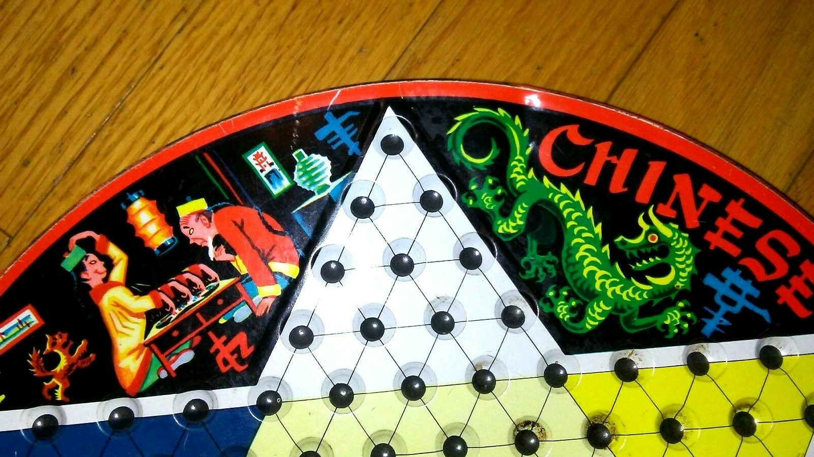 Vintage Chinese Checkers Tin Metal PIXIE GAME By STEVEN | #19340162