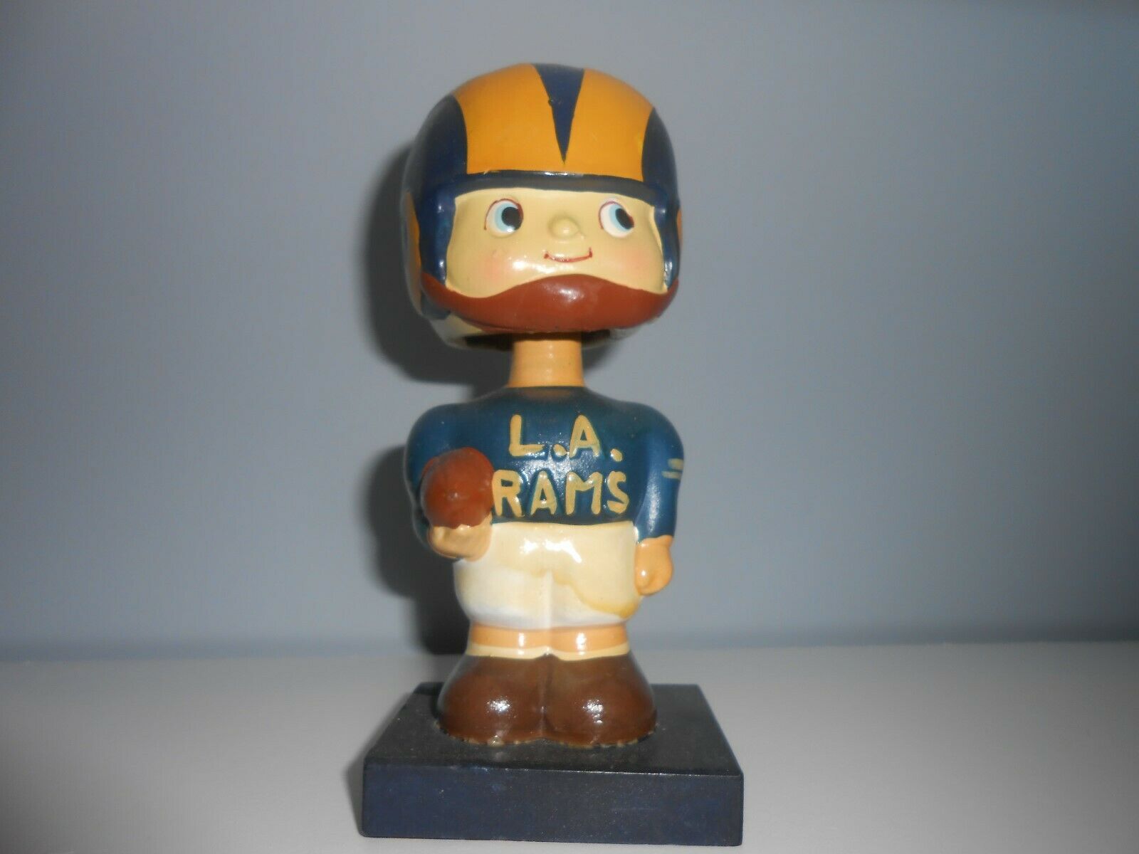 Vintage Los Angeles LA Rams Football Bobblehead Bobble Head Nodder ...