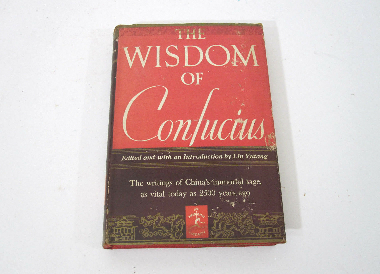 Vtg 1938 HC/DJ The Wisdom Of Confucius First Modern Library Edition Lin ...
