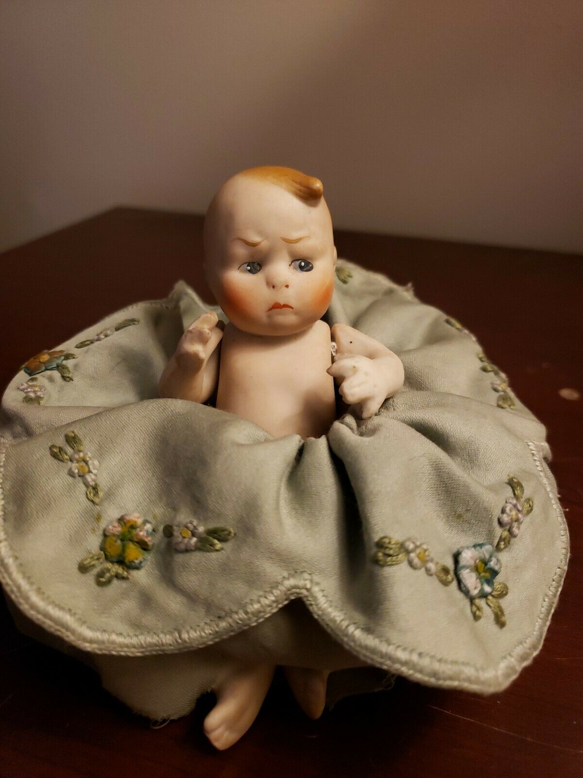 ANTIQUE GERMAN ALL BISQUE BABY DOLL | #18375901
