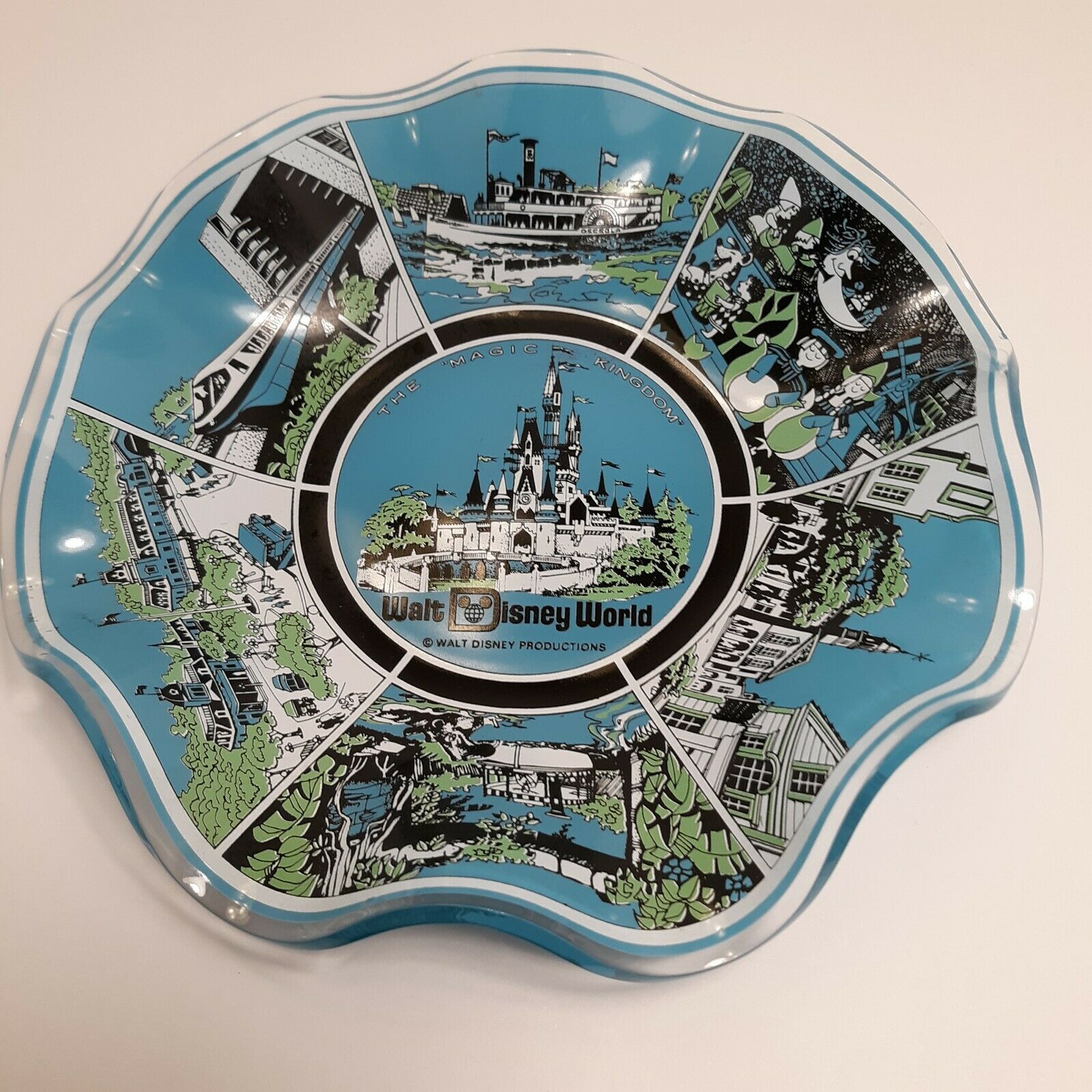 Vintage Walt Disney World Souvenir Glass Magic Kingdom Bonus Epcot ...