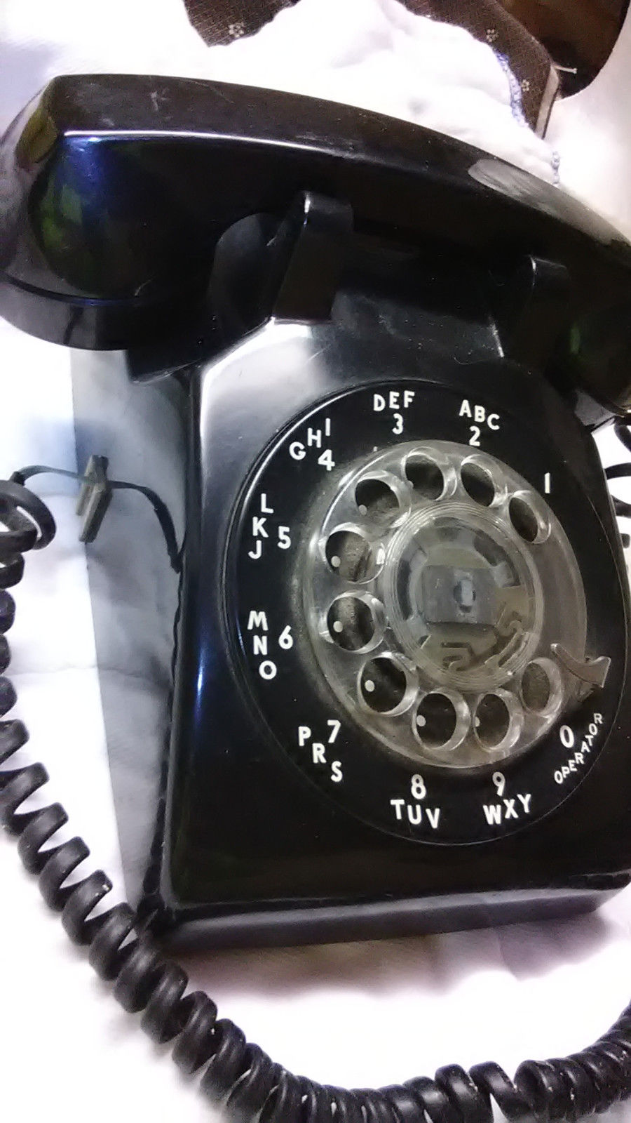 Vintage Western Electric Bell Handset Black Dial Corded Telephone Made ...