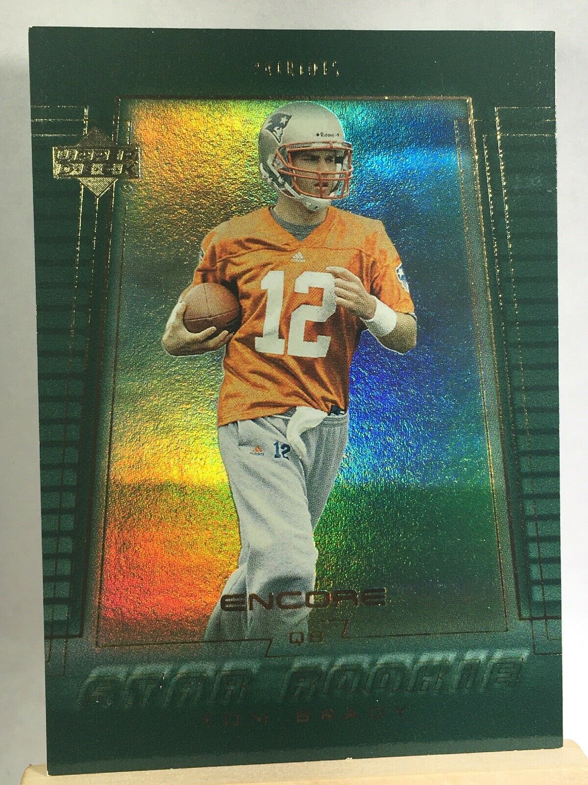 Stunning Tom Brady Upper Deck Rookie Card Photos