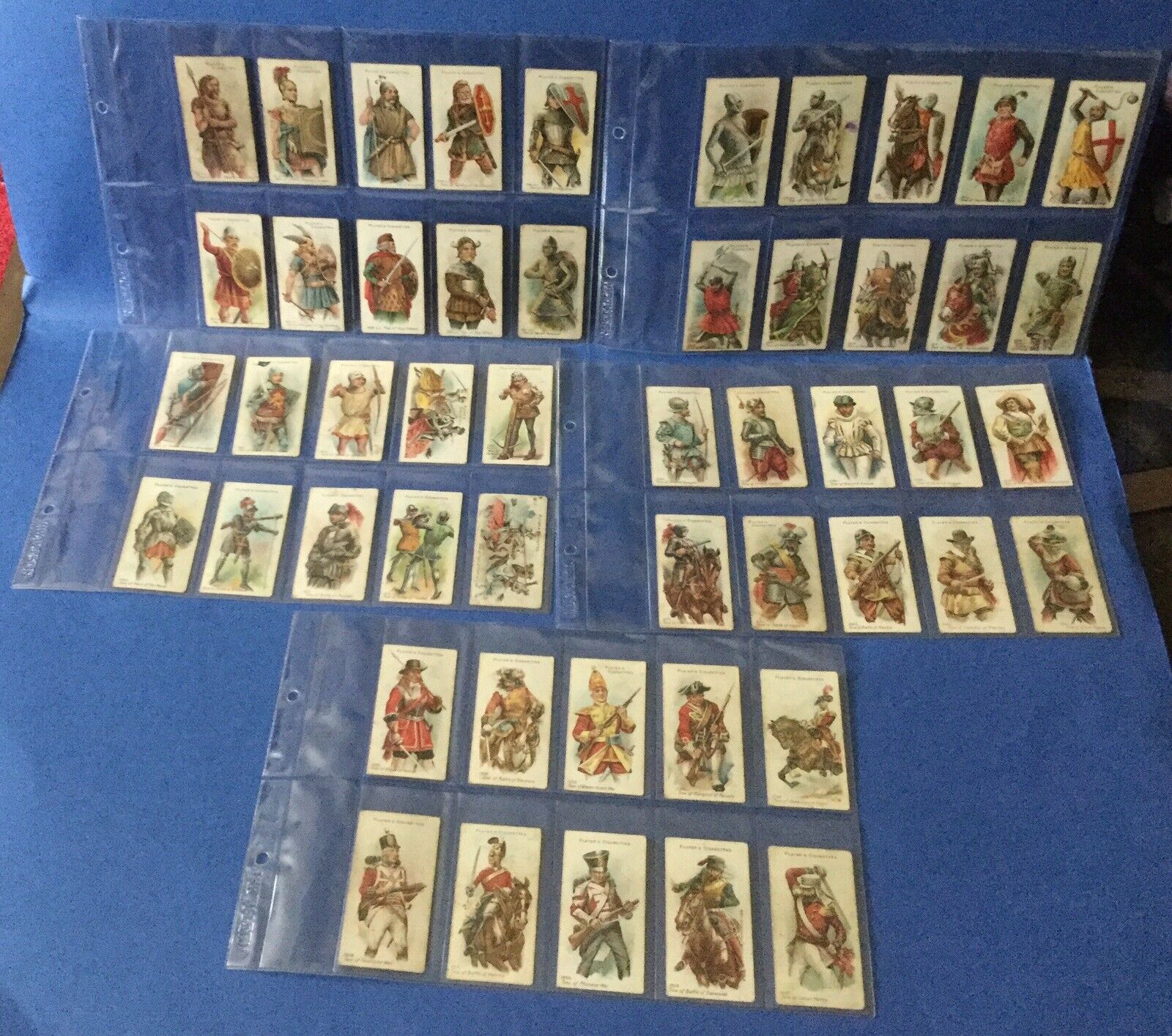 Complete Set John Player Cigarette Cards Arms And Armour 1909 X50 ...