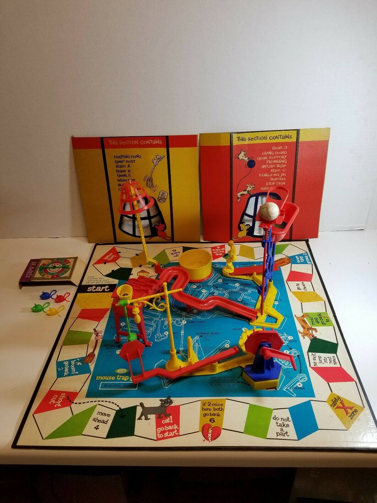 Vintage 1963 Mouse Trap Board Game Ideal Complete | #18227848