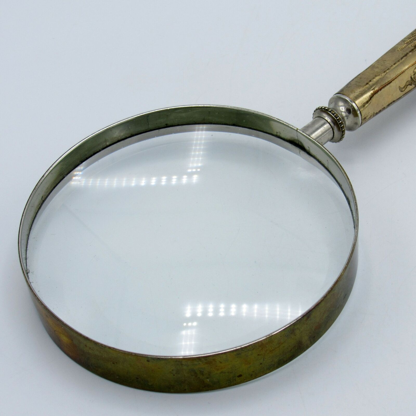 Antique Magnifying Glass With MOP And Brass 15 