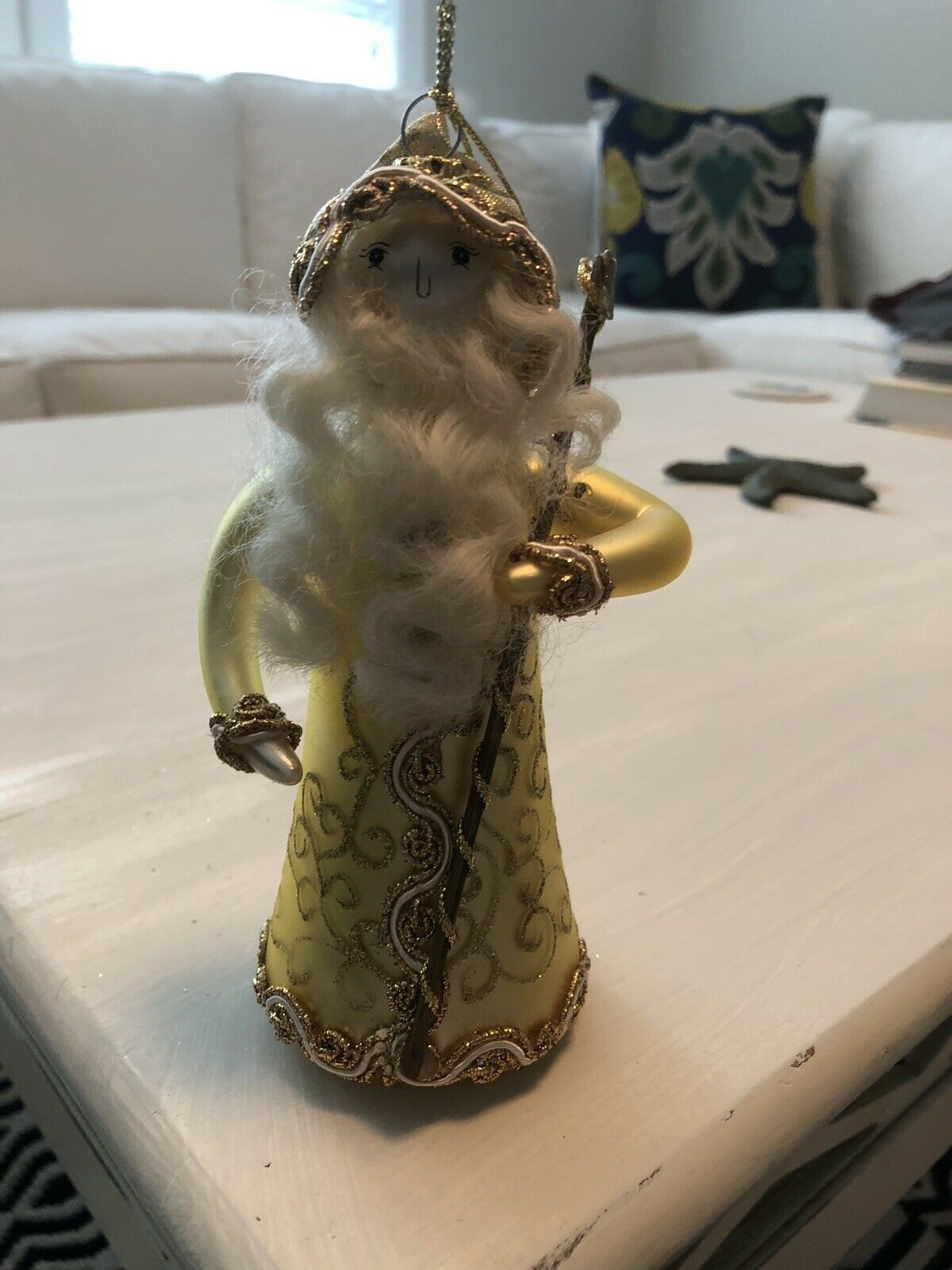Vintage De Carlini ? Santa Claus Italian Blown Glass Christmas Ornament ...