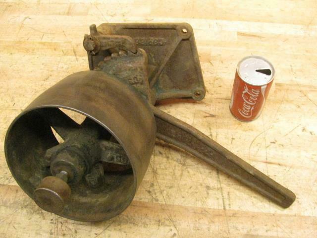 Antique Steam Engine Era Cast Iron Line Shaft Flat Belt Pulley ...
