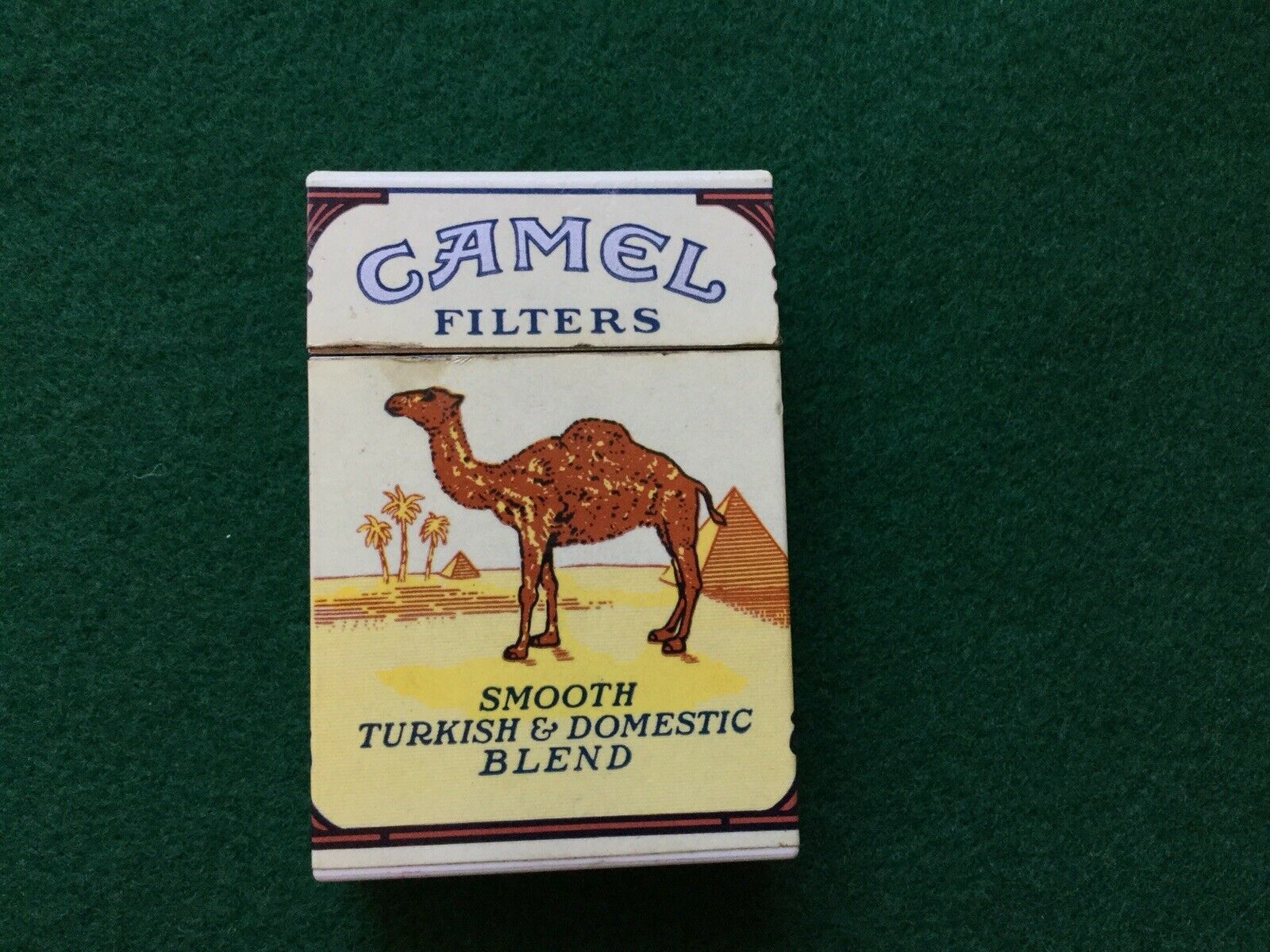 Vintage CAMEL FILTERS HARD PACK Cigarette Lighter Flip Top | #19329031