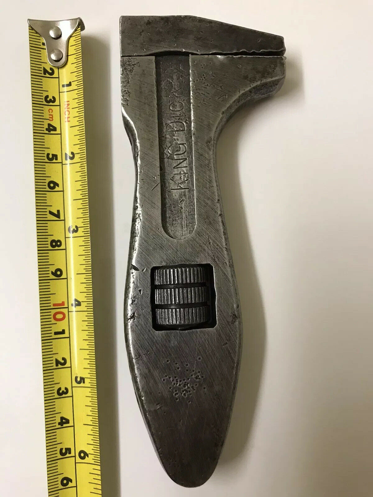 VINTAGE KING DICK 6” GIRDER ADJUSTABLE SPANNER WRENCH PART OF TOOLKIT ...