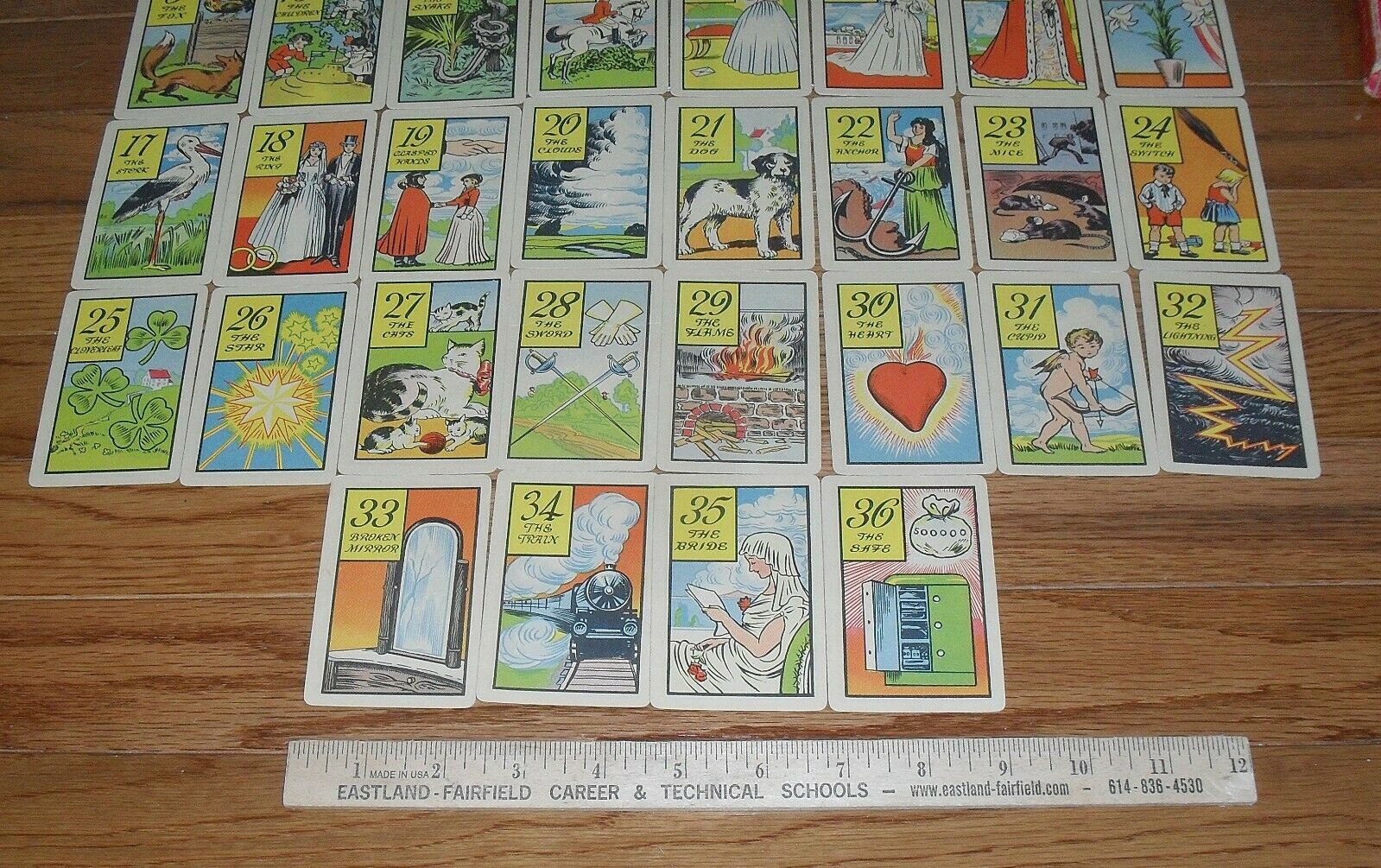 Vintage 1940s Whitman Old Gypsy Fortune Telling Cards Box Directions ...