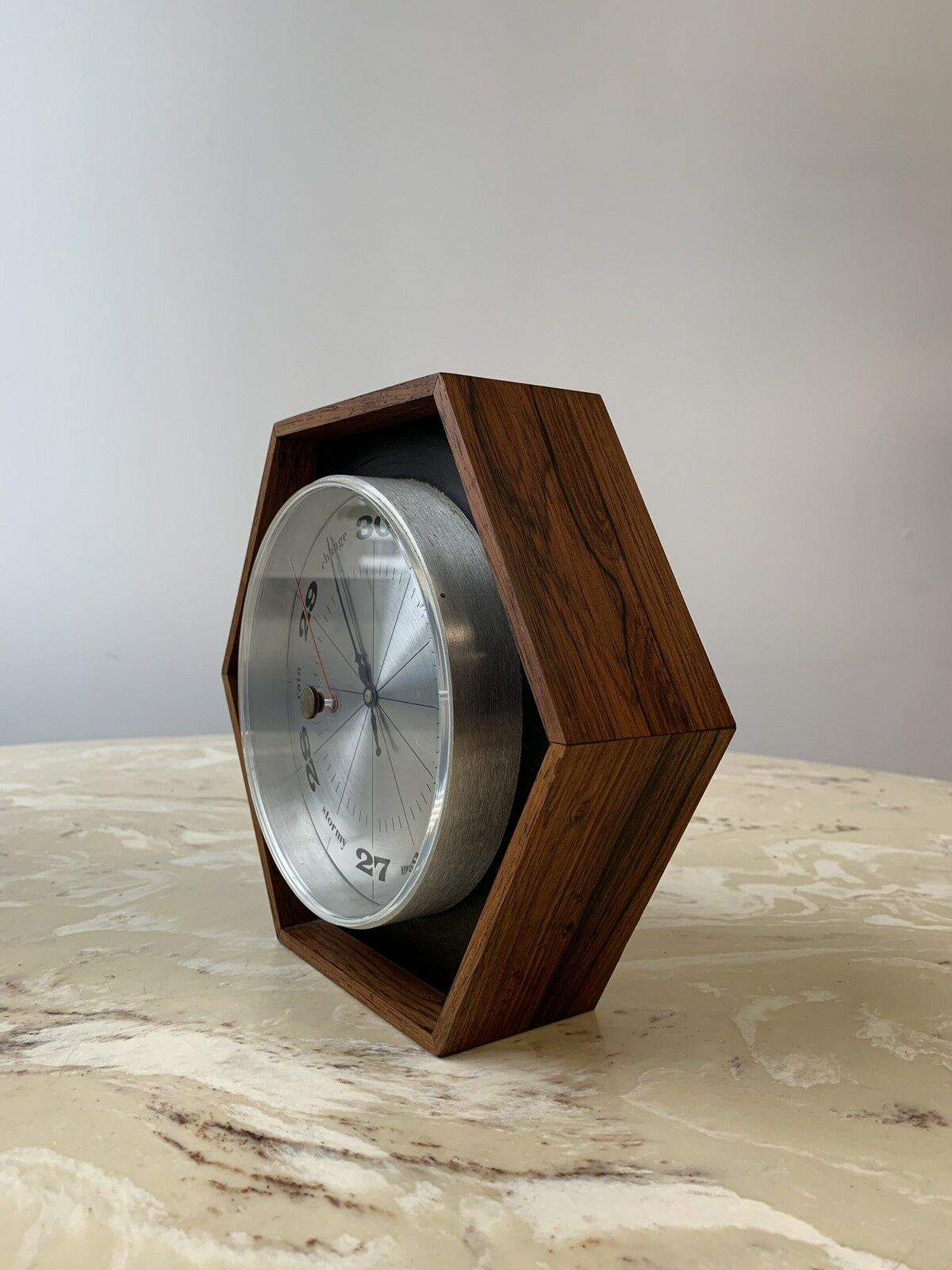 Howard Miller Barometer Arthur Umanoff Meridian Clock Rosewood | #18213835