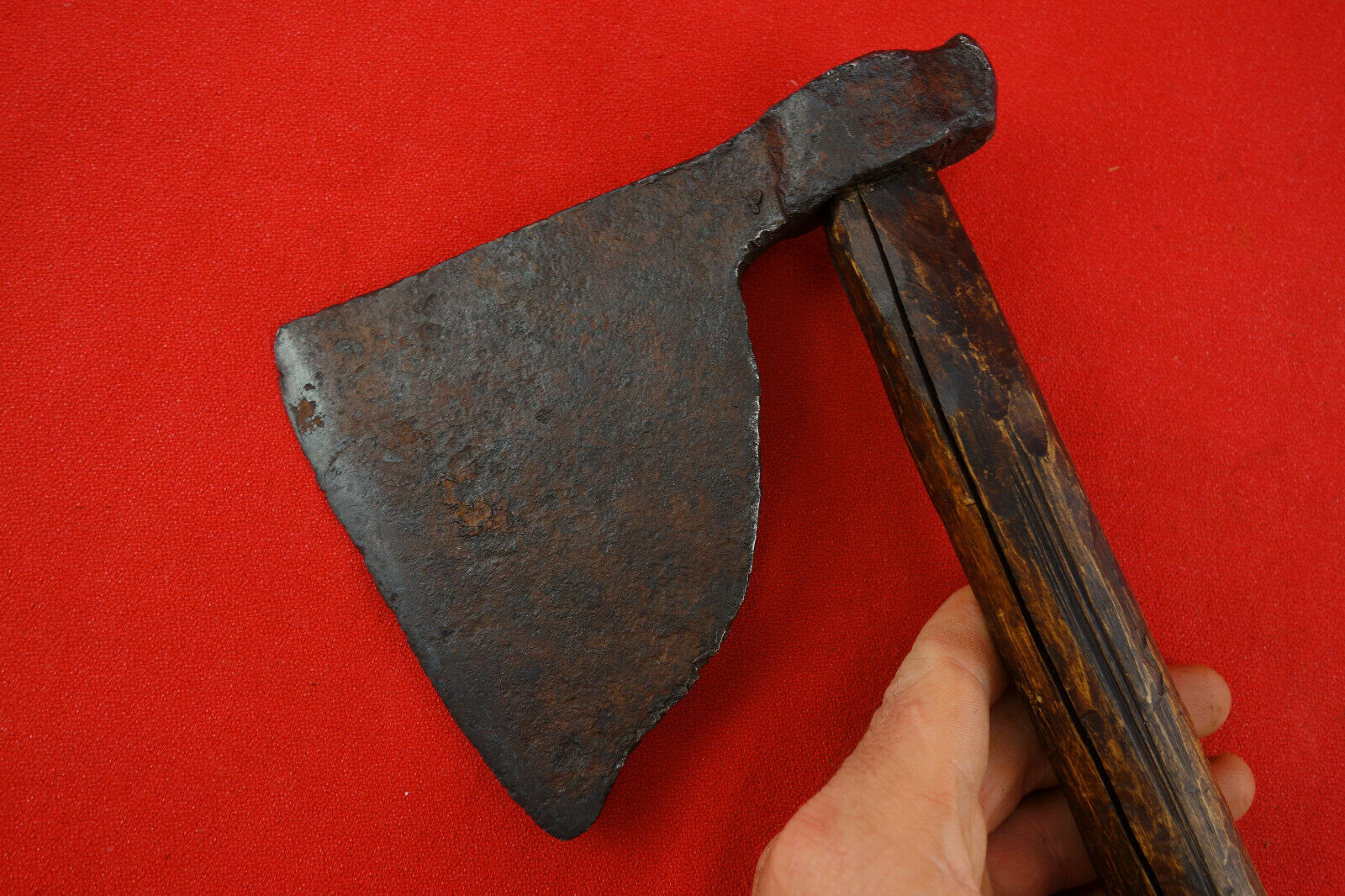 Antique 18th Century French Indian Fur Trade Belt Tomahawk Axe Hatchet ...