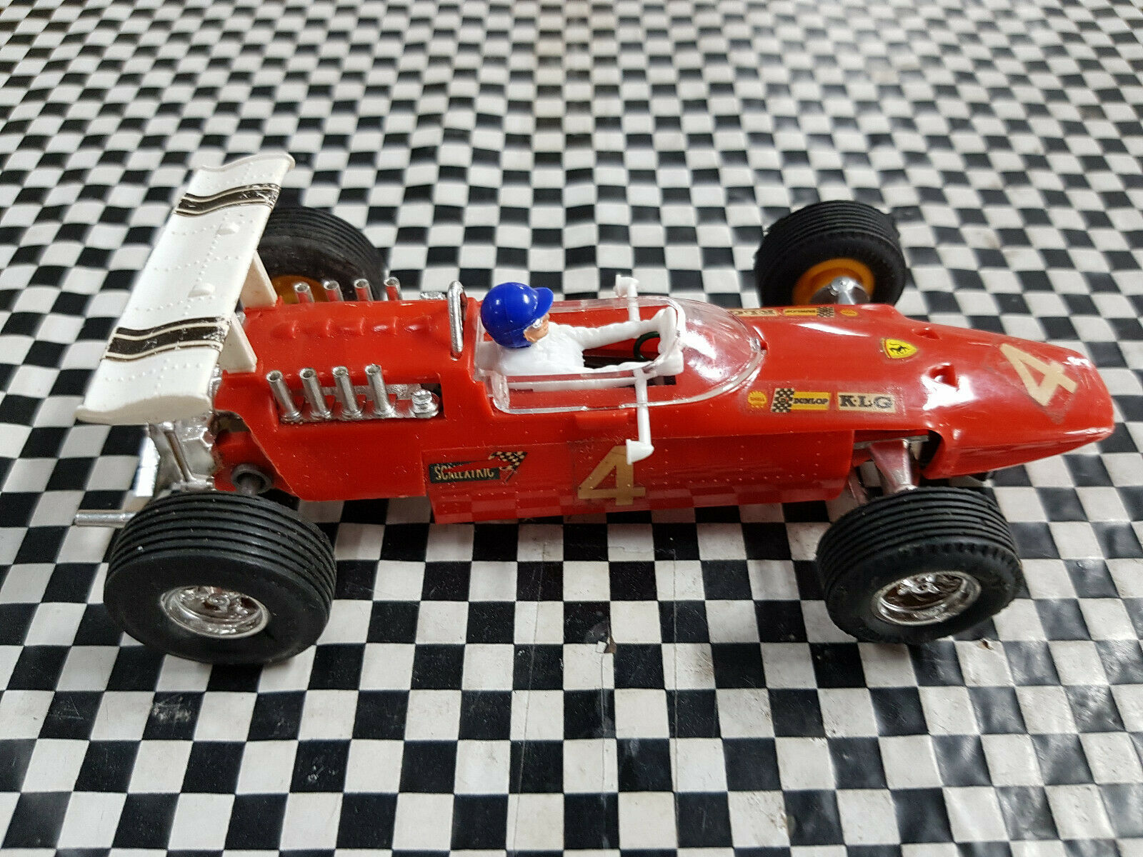 Scalextric C9 Vintage 60s Ferrari F1 Powersledge In V Good Cond Boxed ...