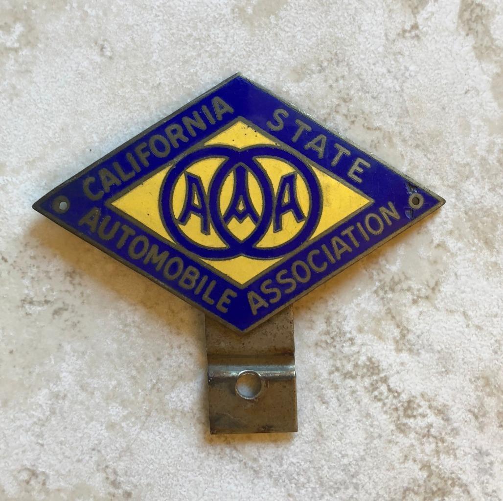 California State Automobile Association AAA License Plate Topper ...