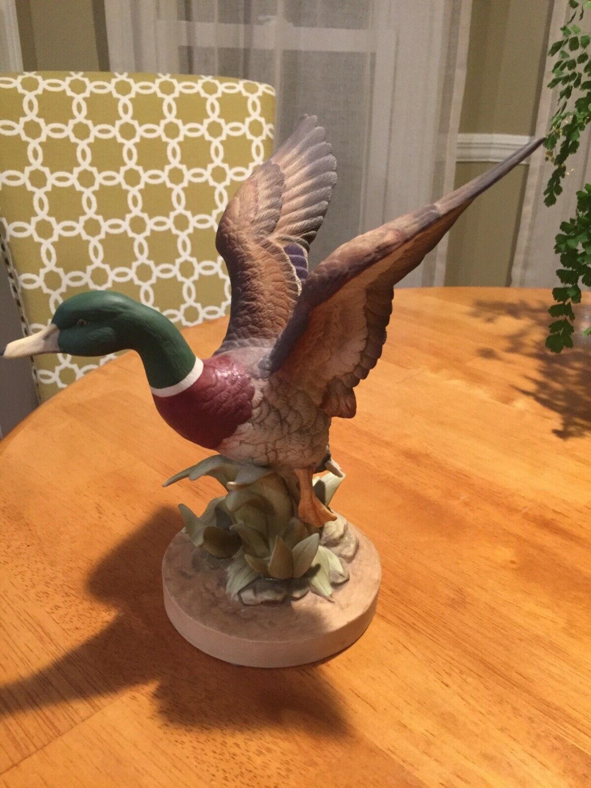 Vtg Andrea By Sadek Porcelain Mallard Duck Figurine | #19296566