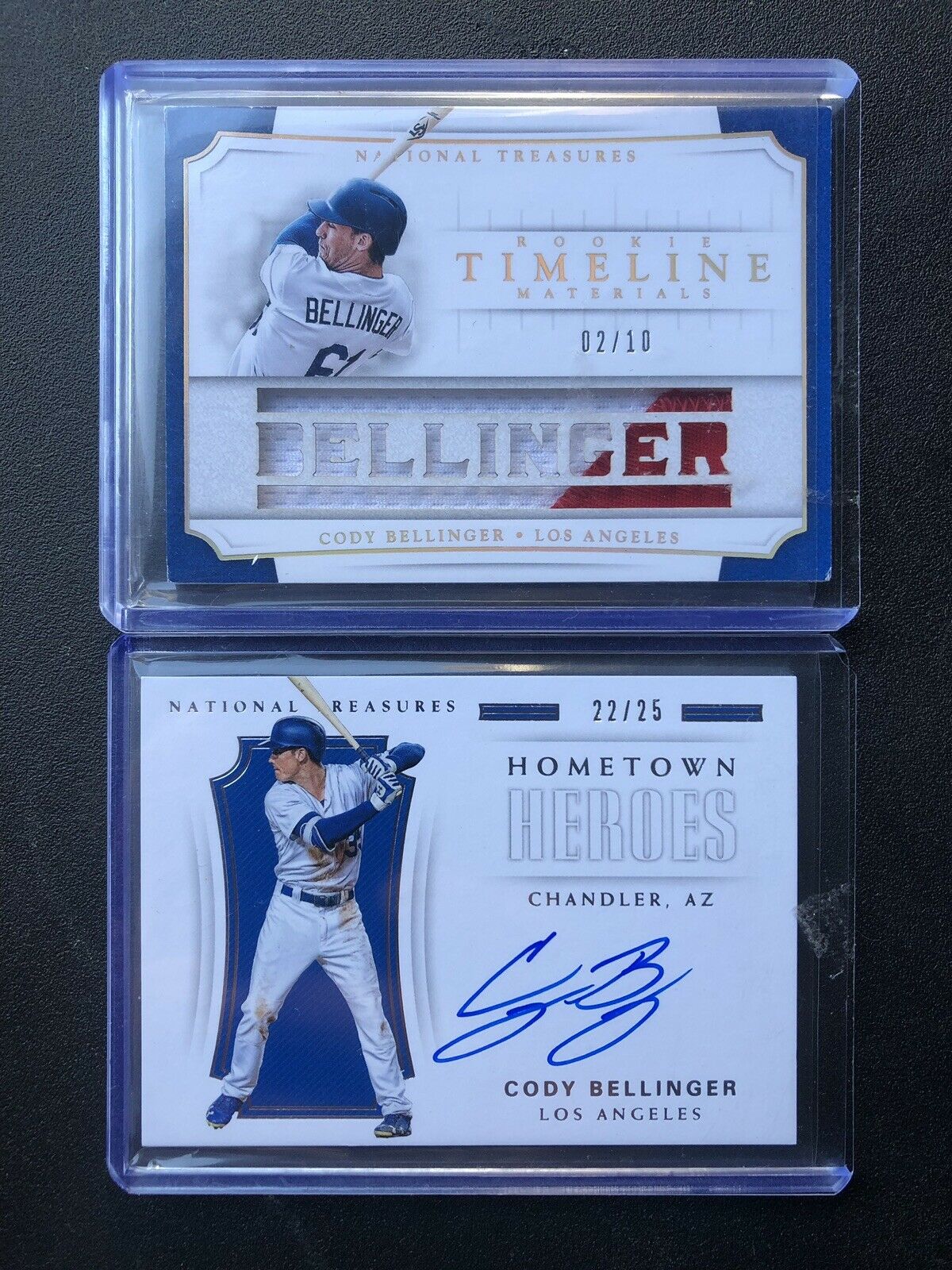 Los Angeles Dodgers Cody Bellinger National Treasures Autograph & 2 ...